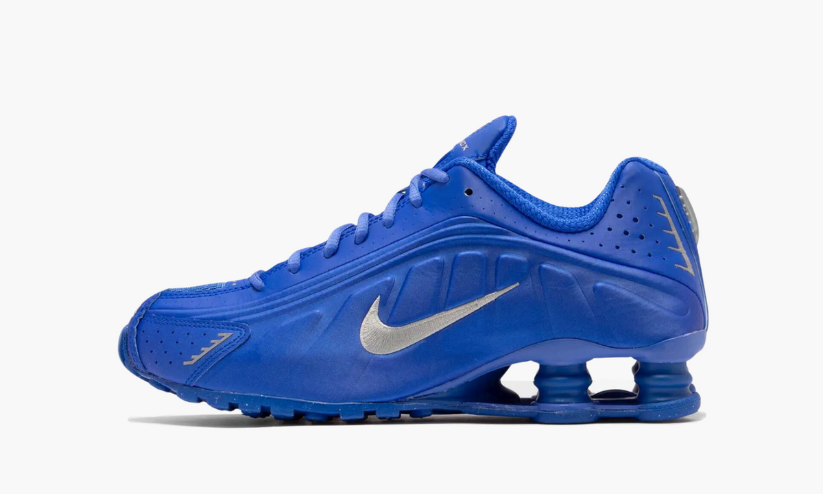 Nike Shox R4 Racer Blue Metallic Silver | The Sneaker Store