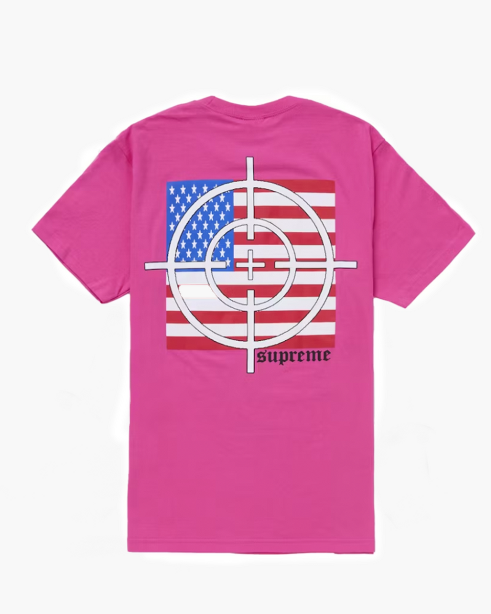 Supreme Target Tee Fuchsia| The Sneaker Store