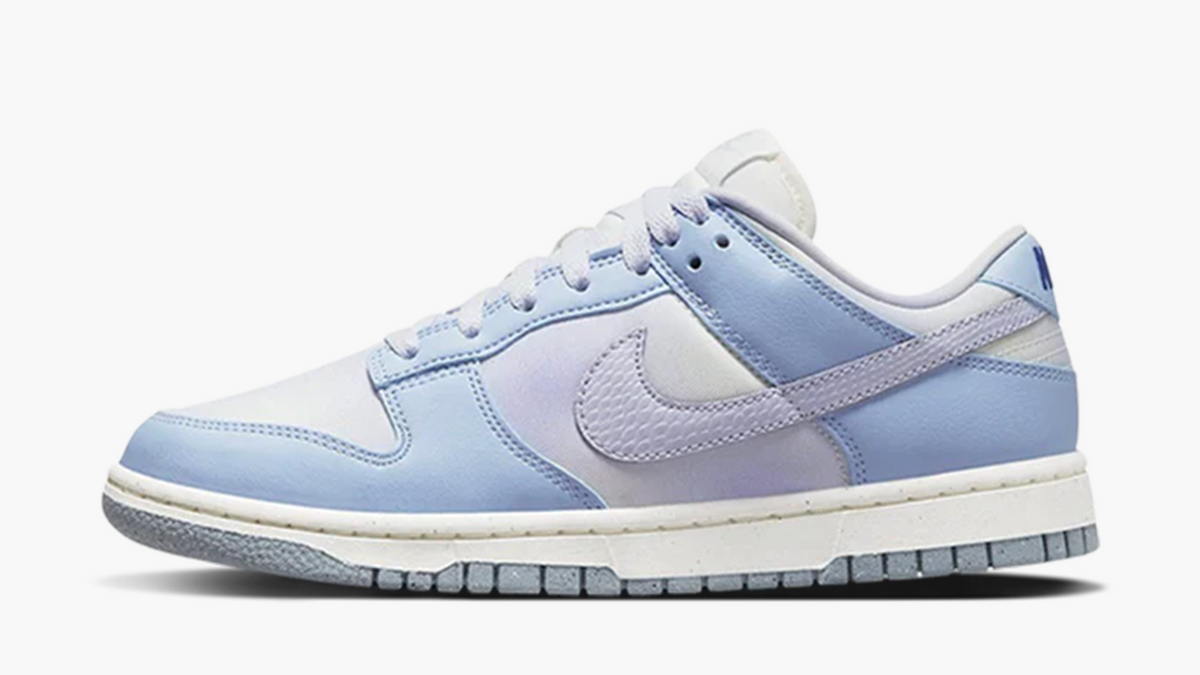 Nike Dunk Low White Blue Airbrush | The Sneaker Store